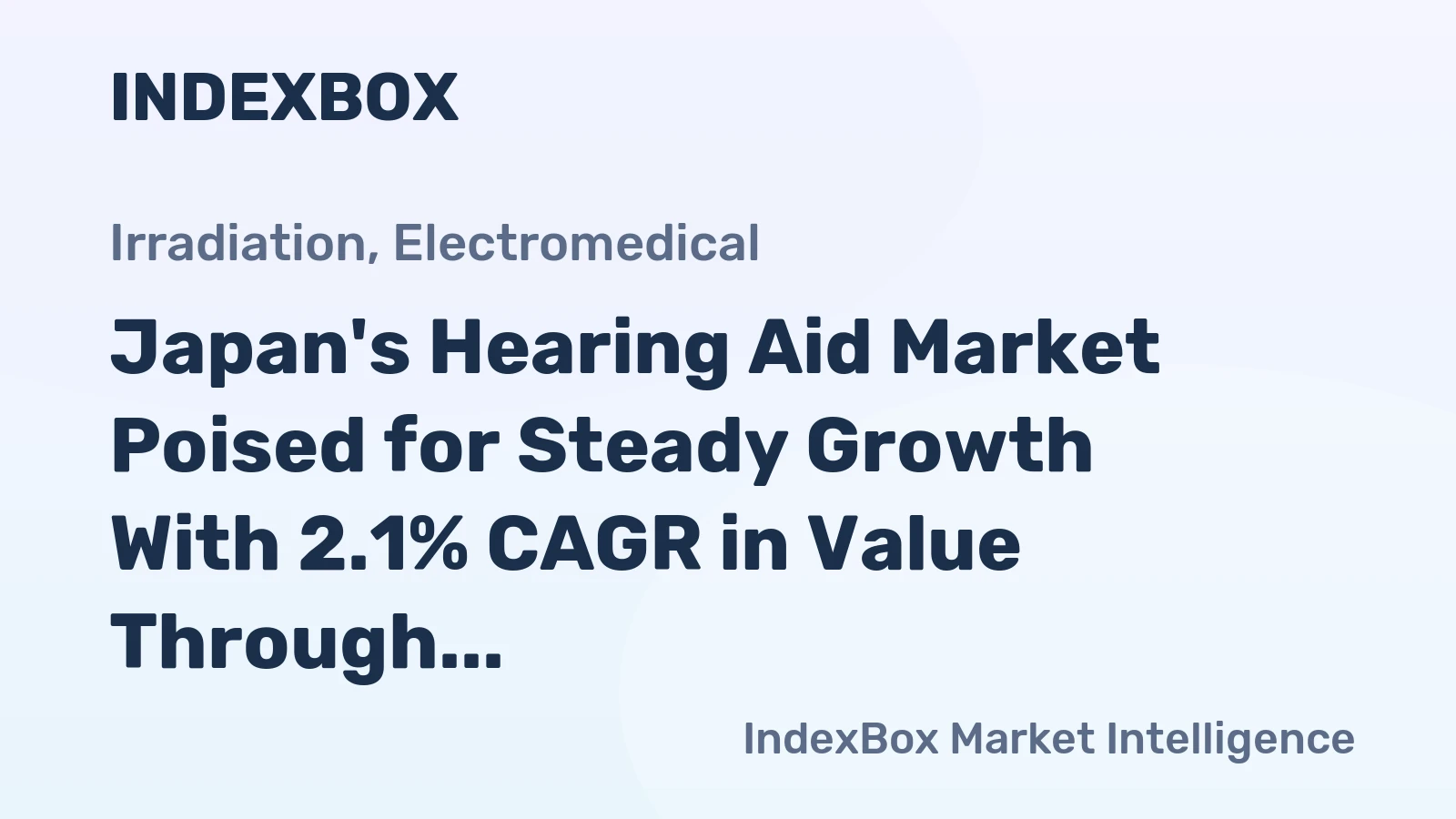 Japan's Hearing Aid Market Poised for Steady Growth With 2.1% CAGR in Value Through 2035