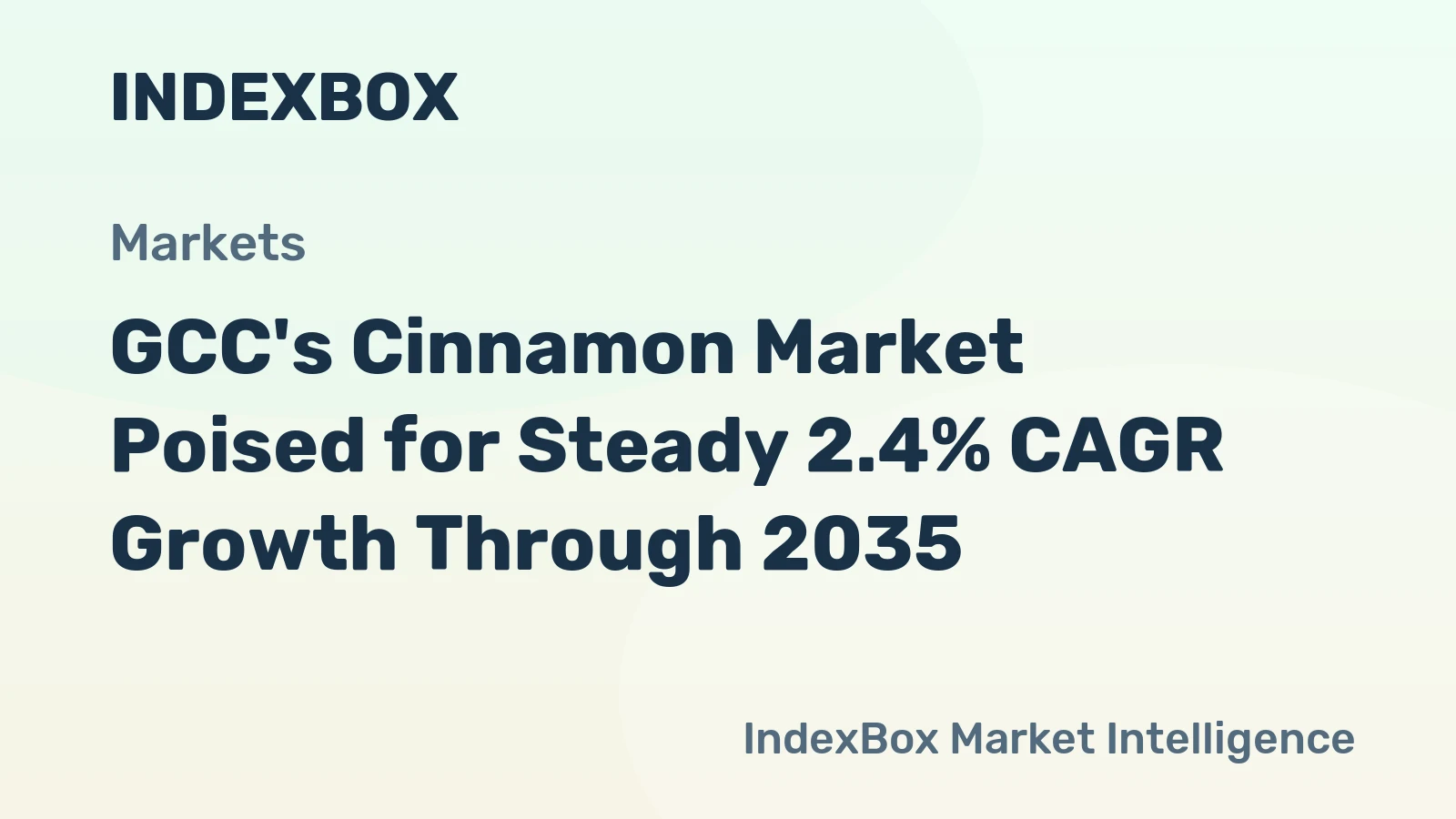 GCC's Cinnamon Market Poised for Steady 2.4% CAGR Growth Through 2035