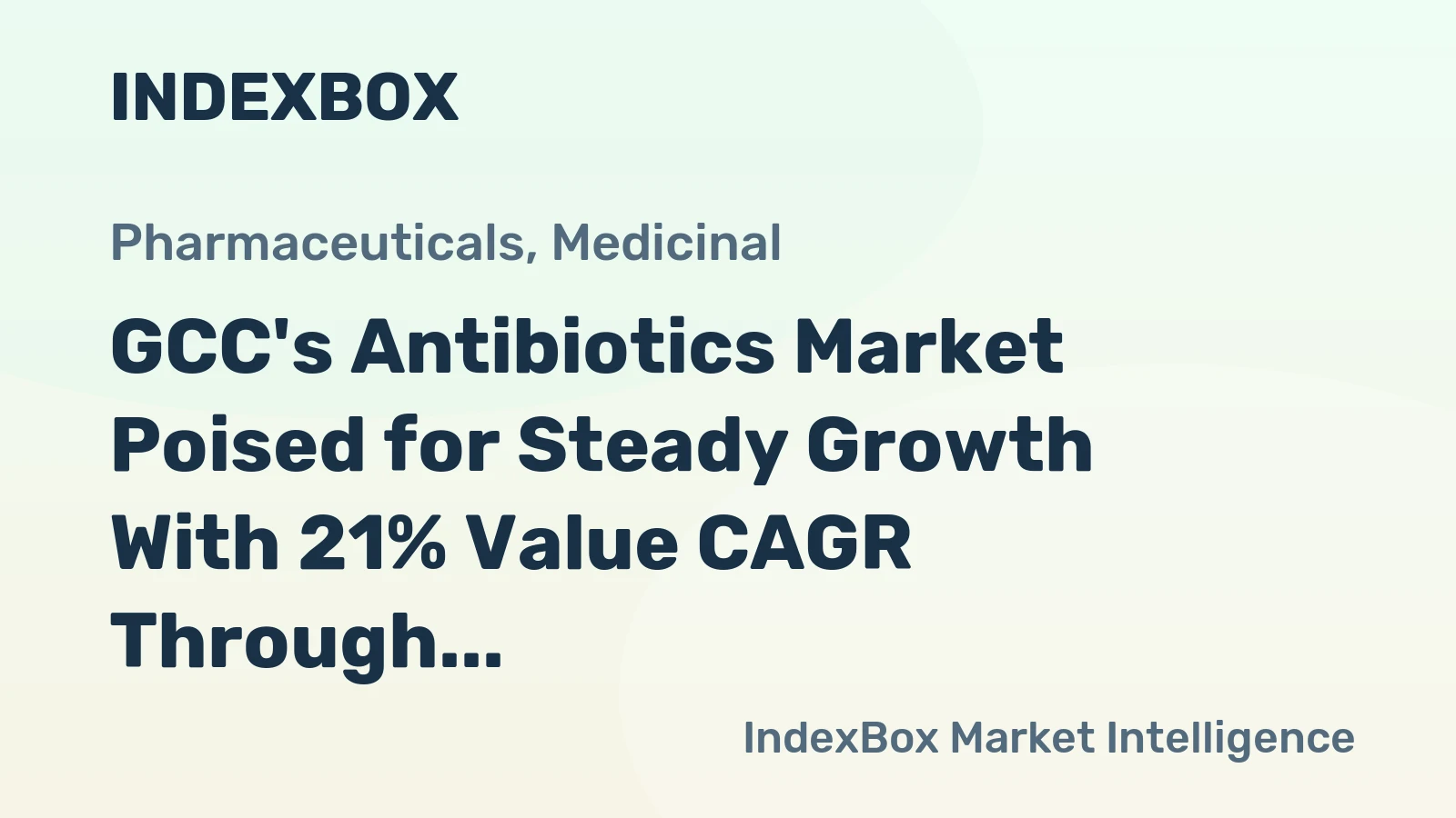 GCC's Antibiotics Market Poised for Steady Growth With 21% Value CAGR Through 2035