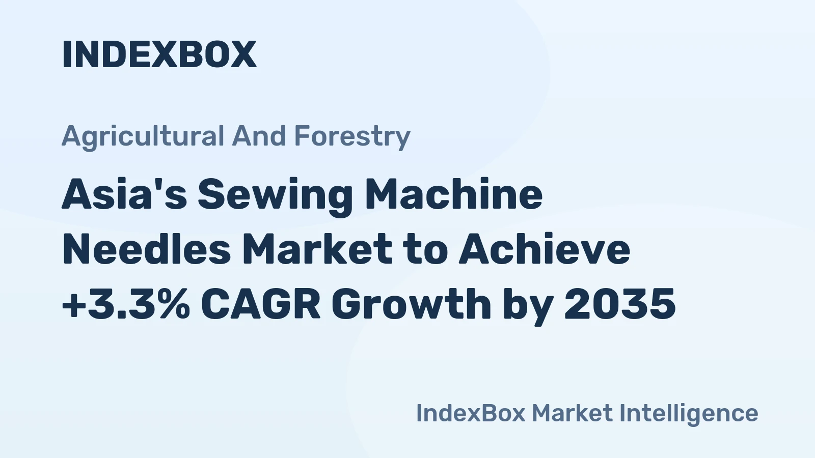 Asia's Sewing Machine Needles Market to Achieve +3.3% CAGR Growth by 2035
