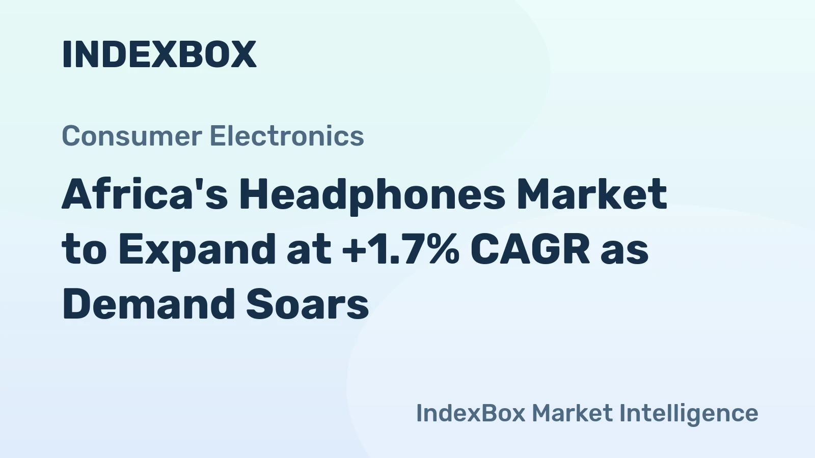 Africa's Headphones Market to Expand at +1.7% CAGR as Demand Soars