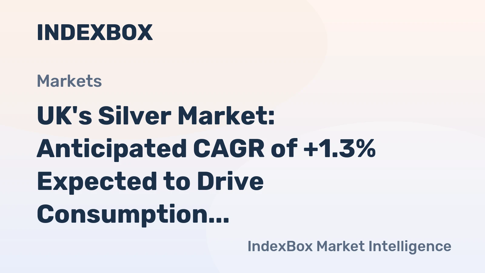UK's Silver Market: Anticipated CAGR of +1.3% Expected to Drive Consumption Trends Over Next Decade