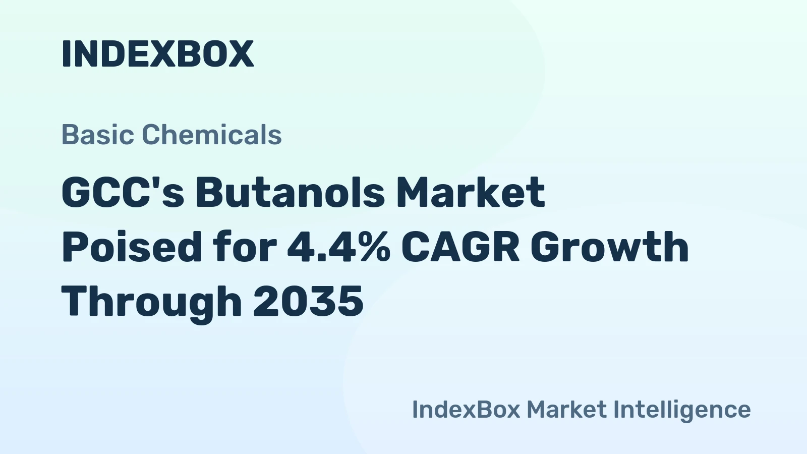 GCC's Butanols Market Poised for 4.4% CAGR Growth Through 2035