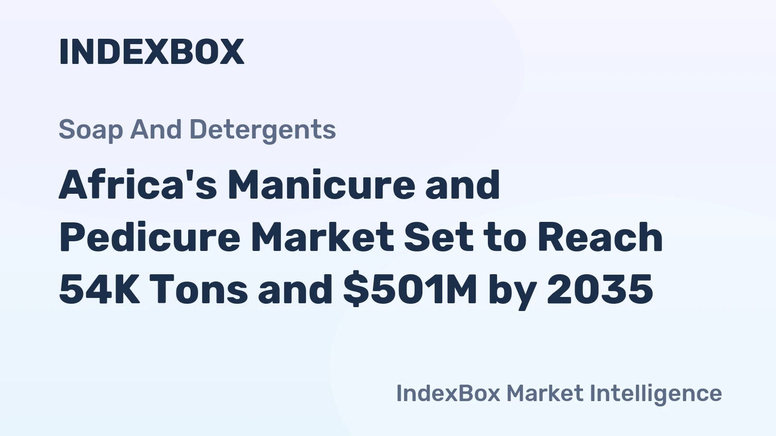 Africa's Manicure and Pedicure Market Set to Reach 54K Tons and $501M by 2035