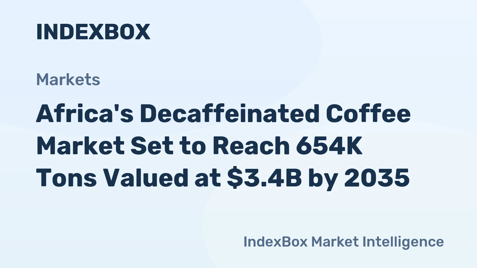Africa's Decaffeinated Coffee Market Set to Reach 654K Tons Valued at $3.4B by 2035