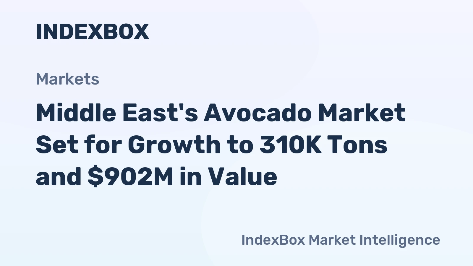 Middle East's Avocado Market Set for Growth to 310K Tons and $902M in Value