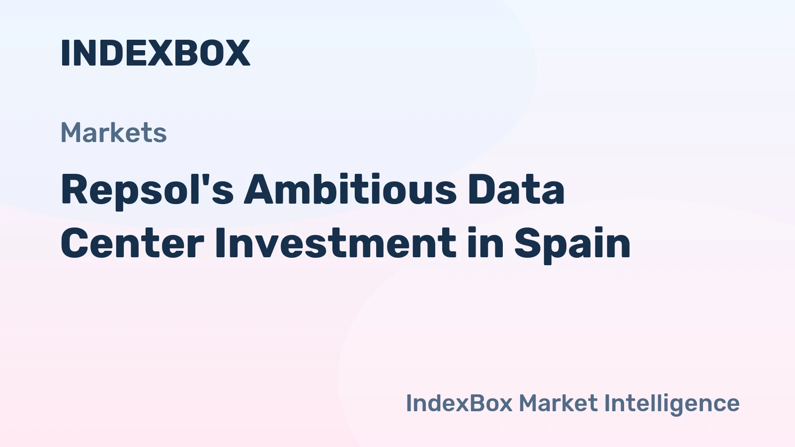 Repsol's Ambitious Data Center Investment in Spain