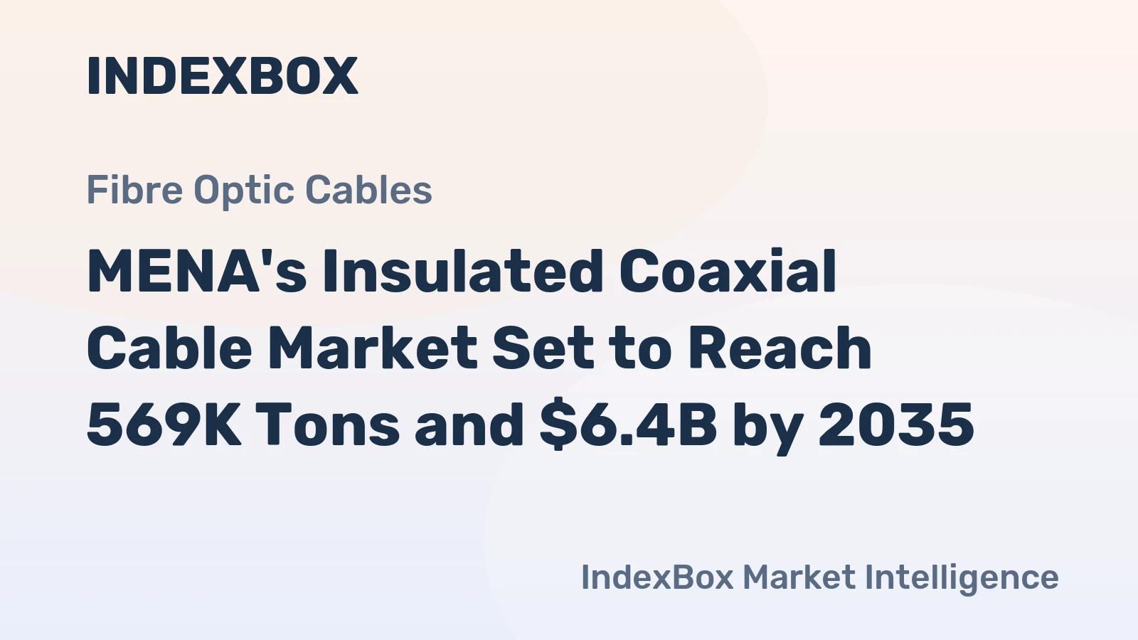 MENA's Insulated Coaxial Cable Market Set to Reach 569K Tons and $6.4B by 2035