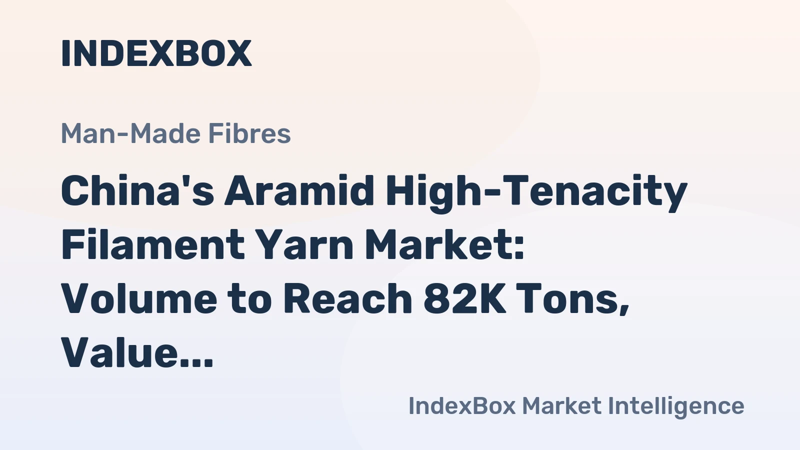 China's Aramid High-Tenacity Filament Yarn Market: Volume to Reach 82K Tons, Value to Hit $2B by 2035