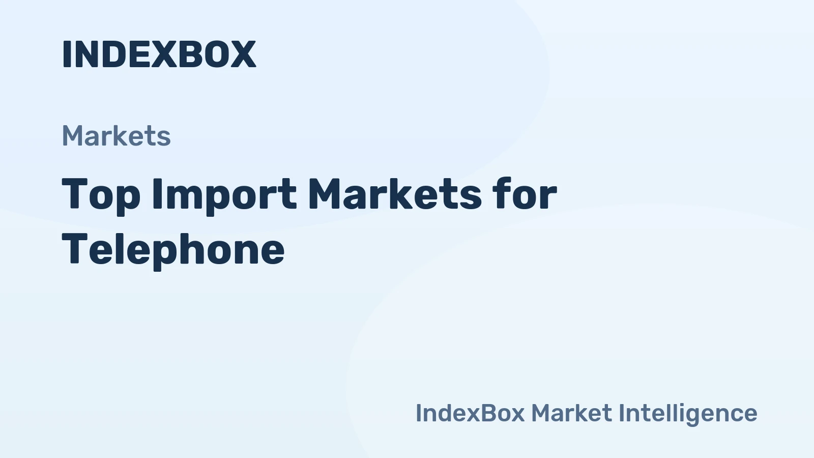 Top Import Markets for Telephone