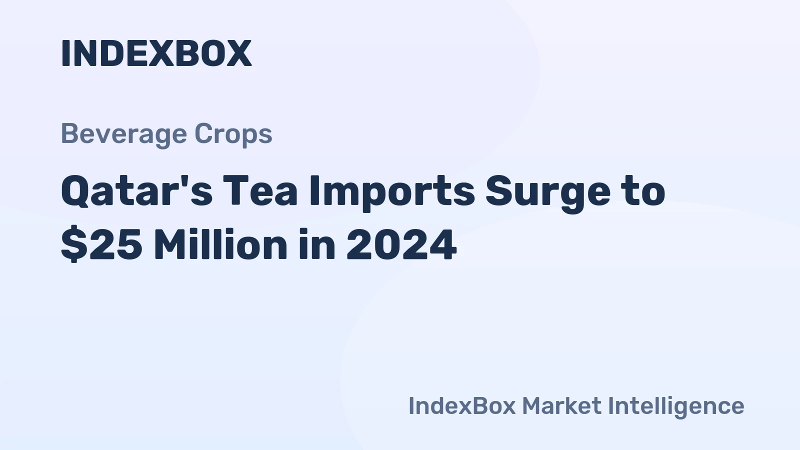 Qatar's Tea Imports Surge to $25 Million in 2024