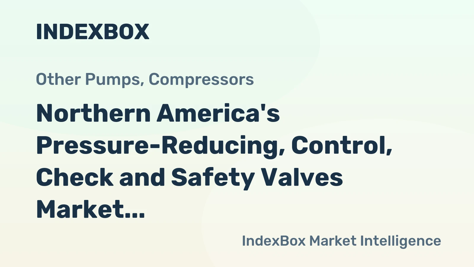 Northern America's Pressure-Reducing, Control, Check and Safety Valves Market to Exhibit Modest Growth with CAGR of +1.2% through 2035