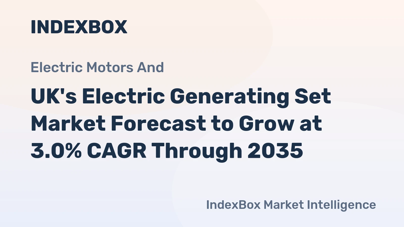 UK's Electric Generating Set Market Forecast to Grow at 3.0% CAGR Through 2035