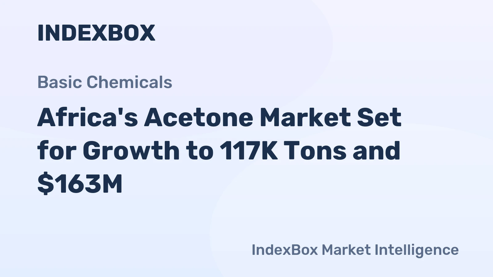 Africa's Acetone Market Set for Growth to 117K Tons and $163M