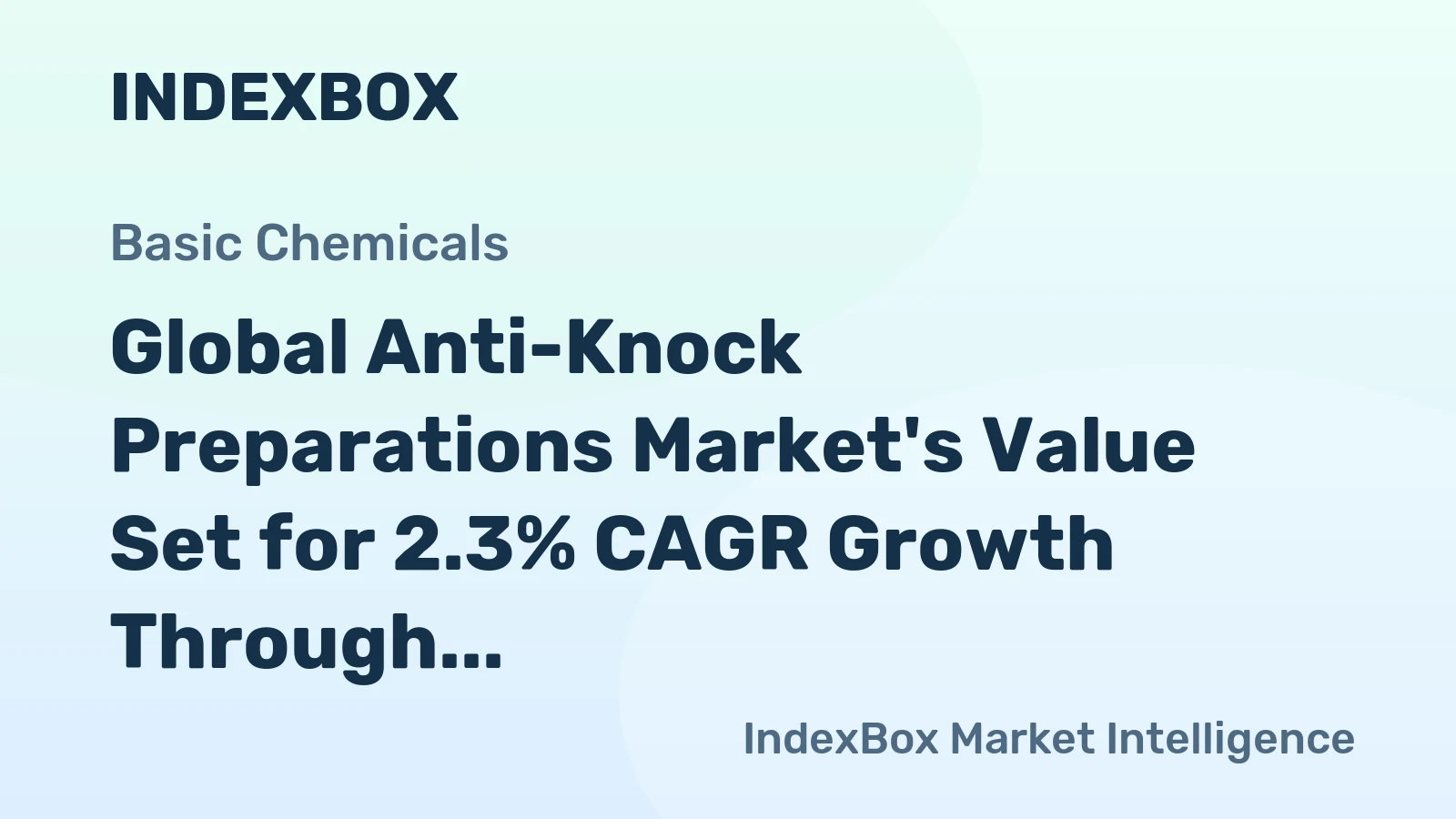 Global Anti-Knock Preparations Market's Value Set for 2.3% CAGR Growth Through 2035