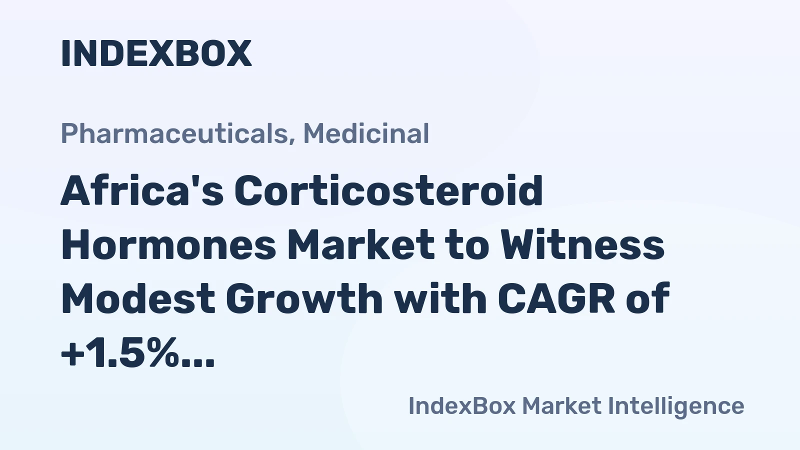 Africa's Corticosteroid Hormones Market to Witness Modest Growth with CAGR of +1.5% by 2035