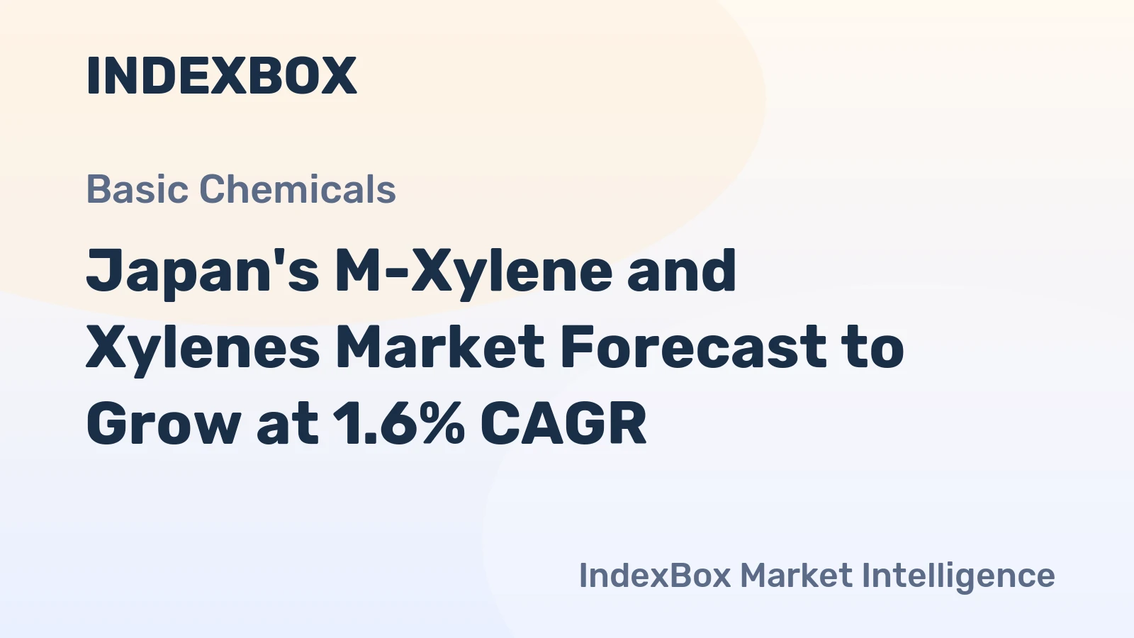 Japan's M-Xylene and Xylenes Market Forecast to Grow at 1.6% CAGR