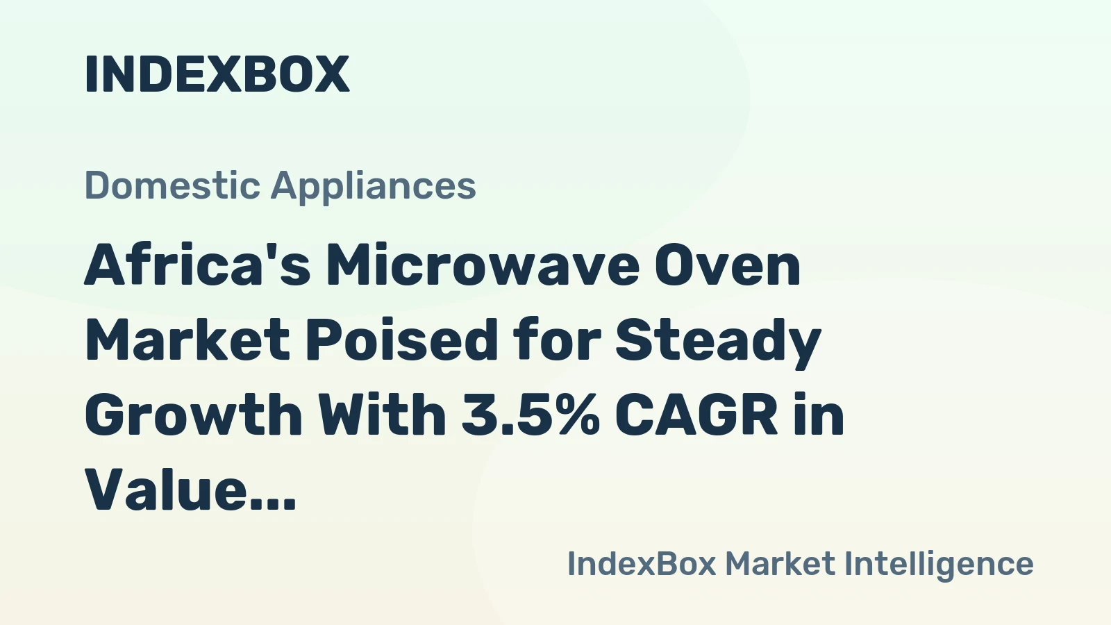 Africa's Microwave Oven Market Poised for Steady Growth With 3.5% CAGR in Value Through 2035