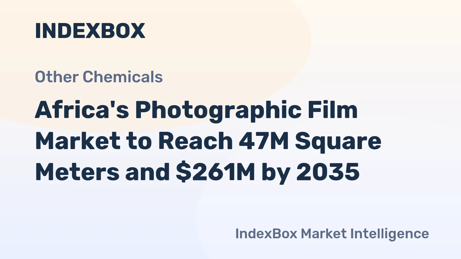 Africa's Photographic Film Market to Reach 47M Square Meters and $261M by 2035