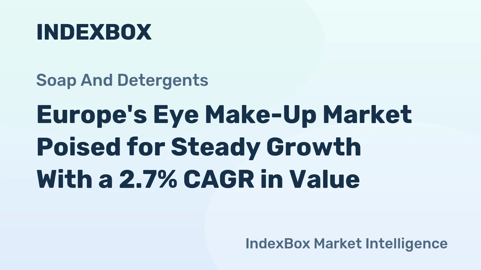 Europe's Eye Make-Up Market Poised for Steady Growth With a 2.7% CAGR in Value