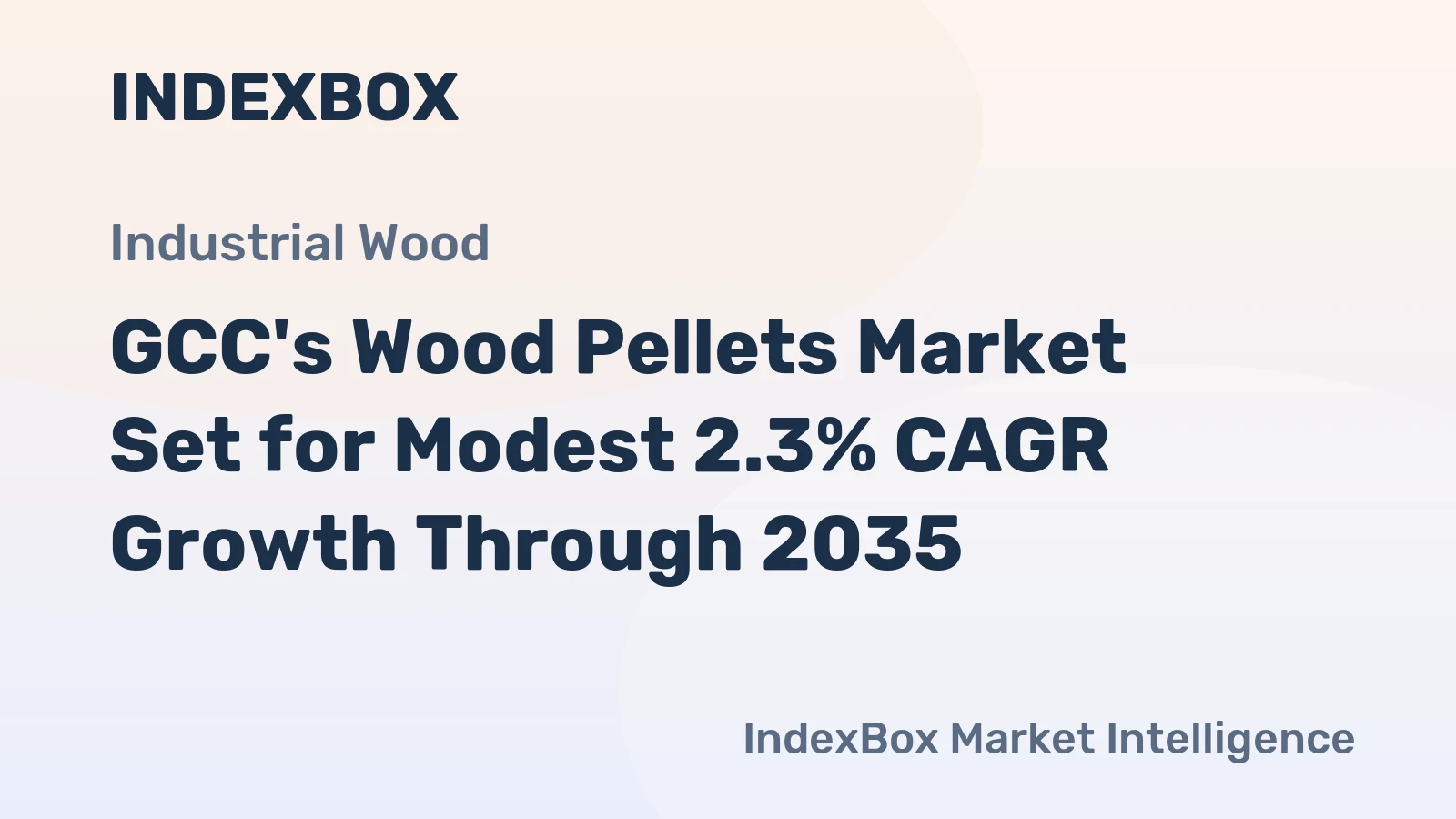 GCC's Wood Pellets Market Set for Modest 2.3% CAGR Growth Through 2035