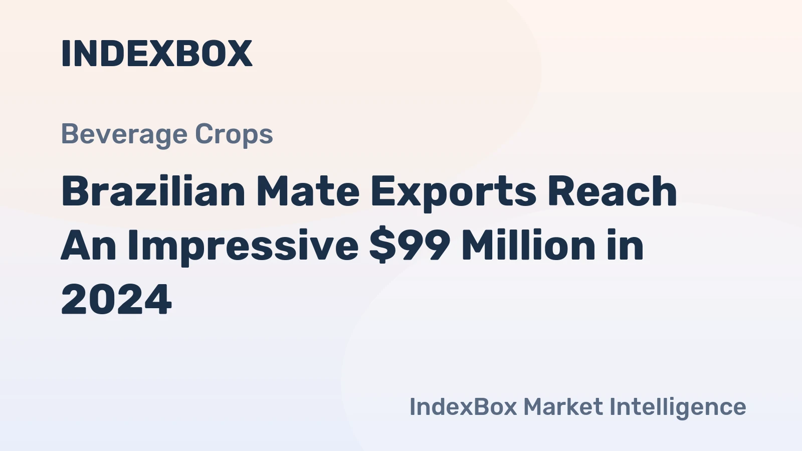 Brazilian Mate Exports Reach An Impressive $99 Million in 2024