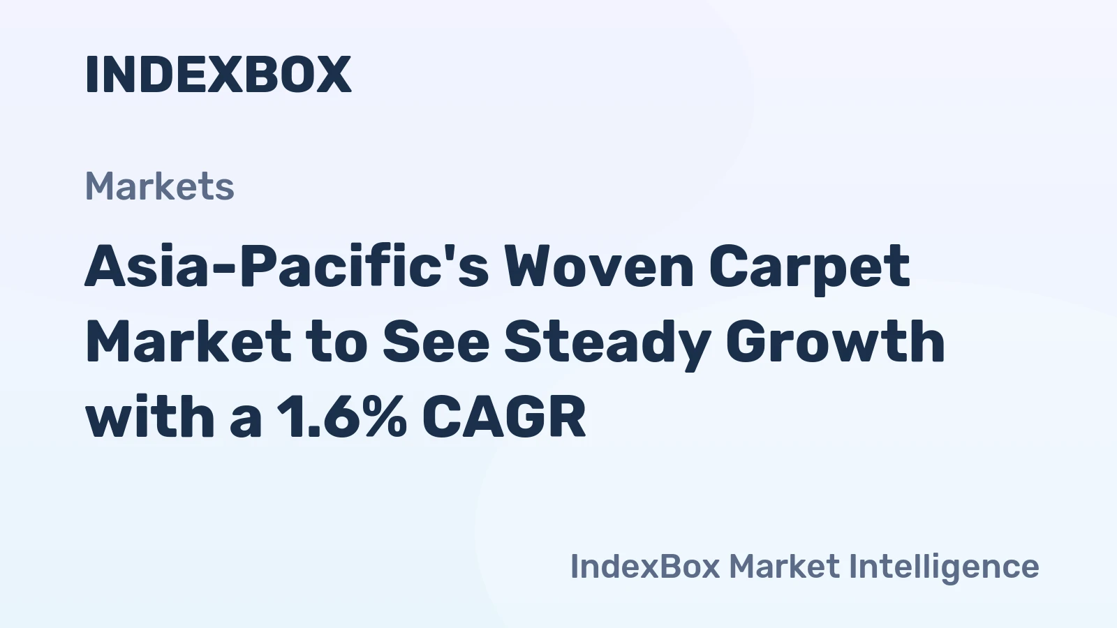 Asia-Pacific's Woven Carpet Market to See Steady Growth with a 1.6% CAGR
