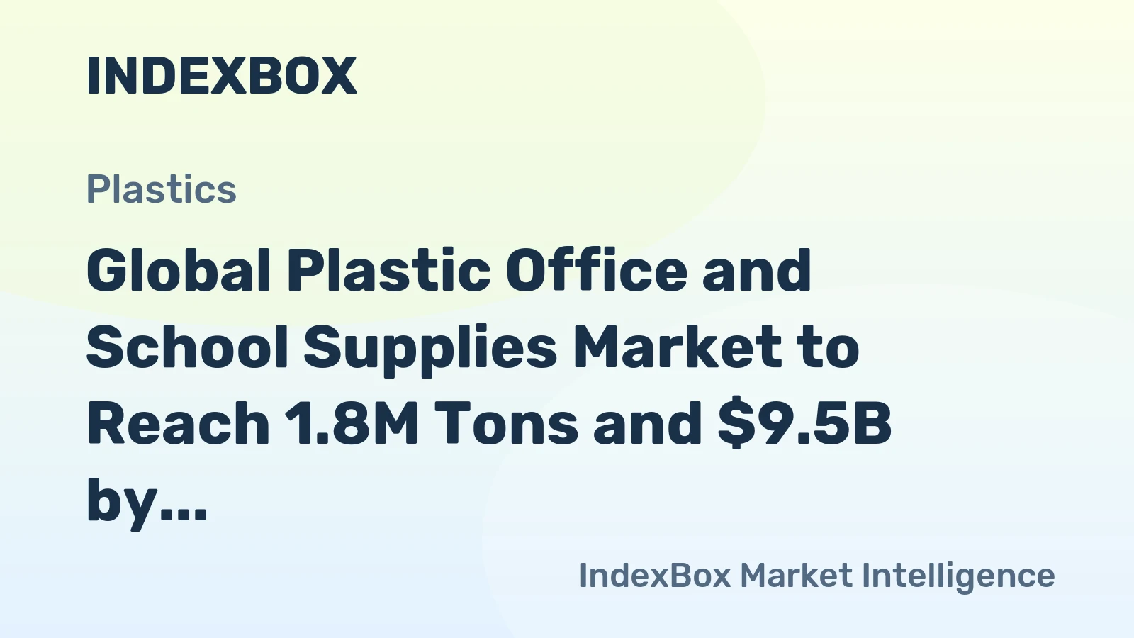 Global Plastic Office and School Supplies Market to Reach 1.8M Tons and $9.5B by 2035, driven by rising demand worldwide.