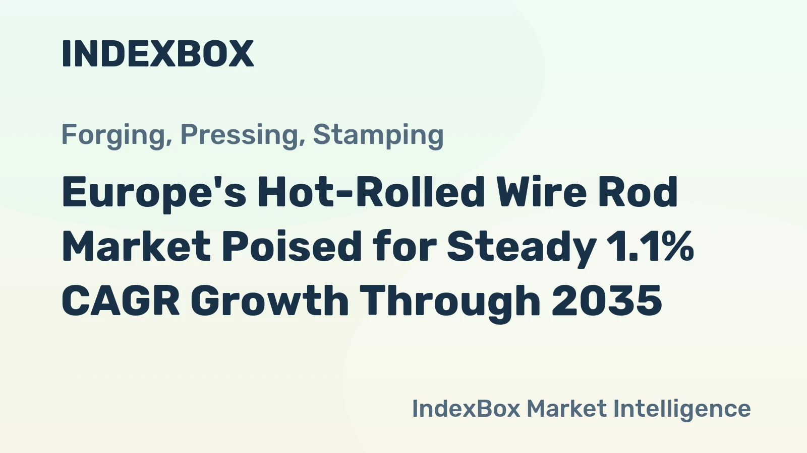 Europe's Hot-Rolled Wire Rod Market Poised for Steady 1.1% CAGR Growth Through 2035