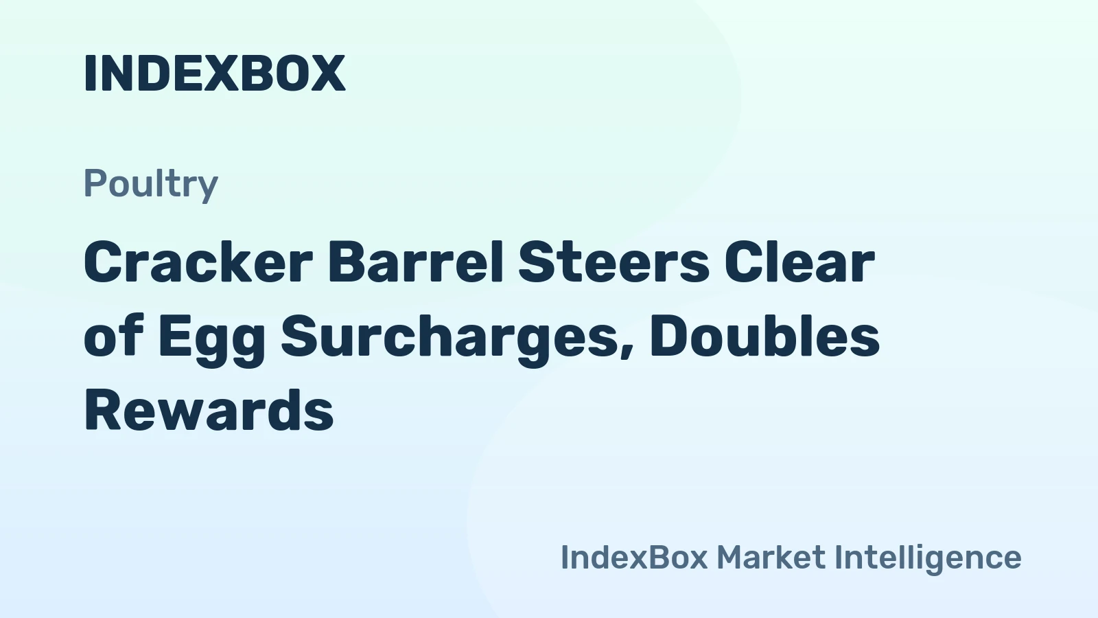 Cracker Barrel Steers Clear of Egg Surcharges, Doubles Rewards