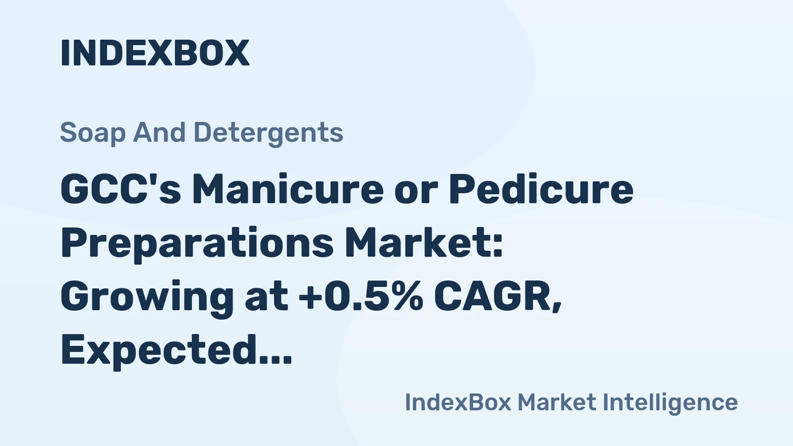 GCC's Manicure or Pedicure Preparations Market: Growing at +0.5% CAGR, Expected to Reach 4.3K tons by 2035