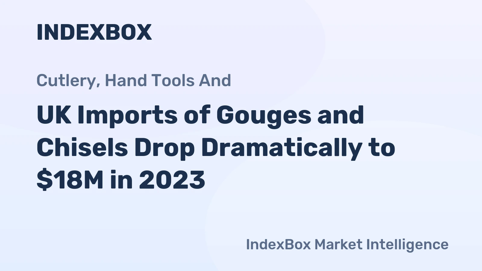 UK Imports of Gouges and Chisels Drop Dramatically to $18M in 2023