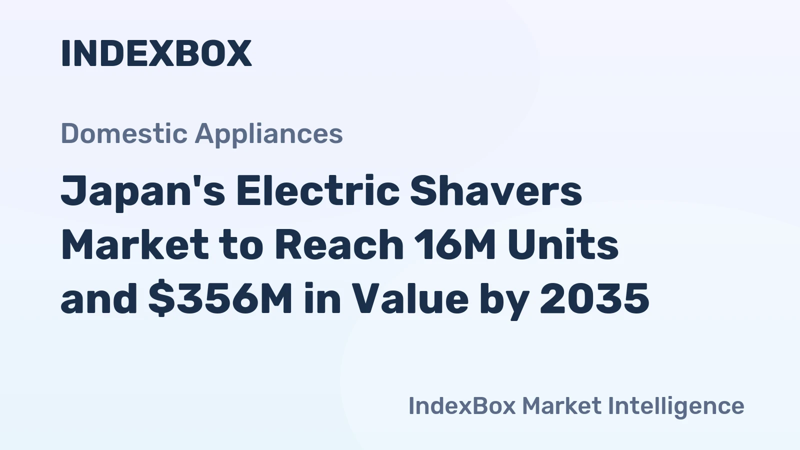 Japan's Electric Shavers Market to Reach 16M Units and $356M in Value by 2035