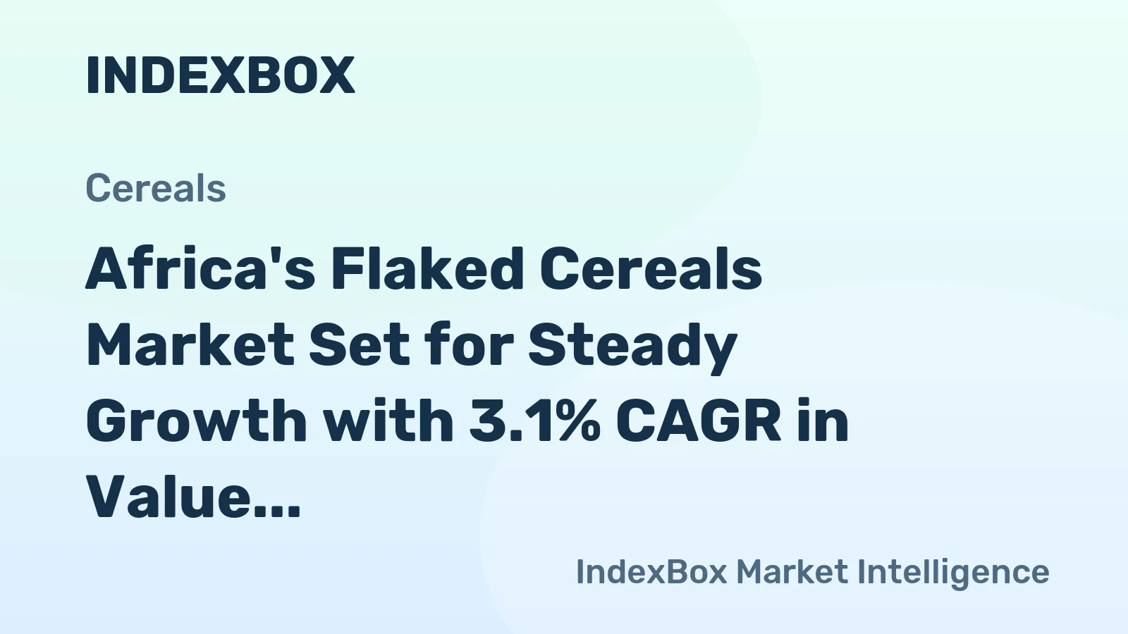 Africa's Flaked Cereals Market Set for Steady Growth with 3.1% CAGR in Value Through 2035