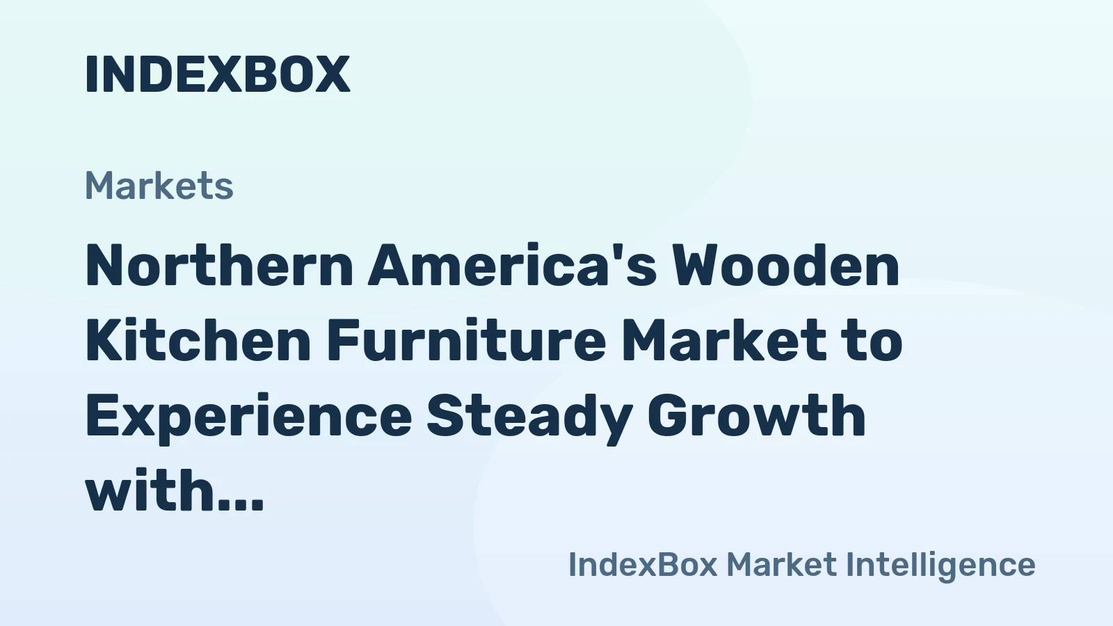 Northern America's Wooden Kitchen Furniture Market to Experience Steady Growth with +2.0% CAGR from 2024 to 2035