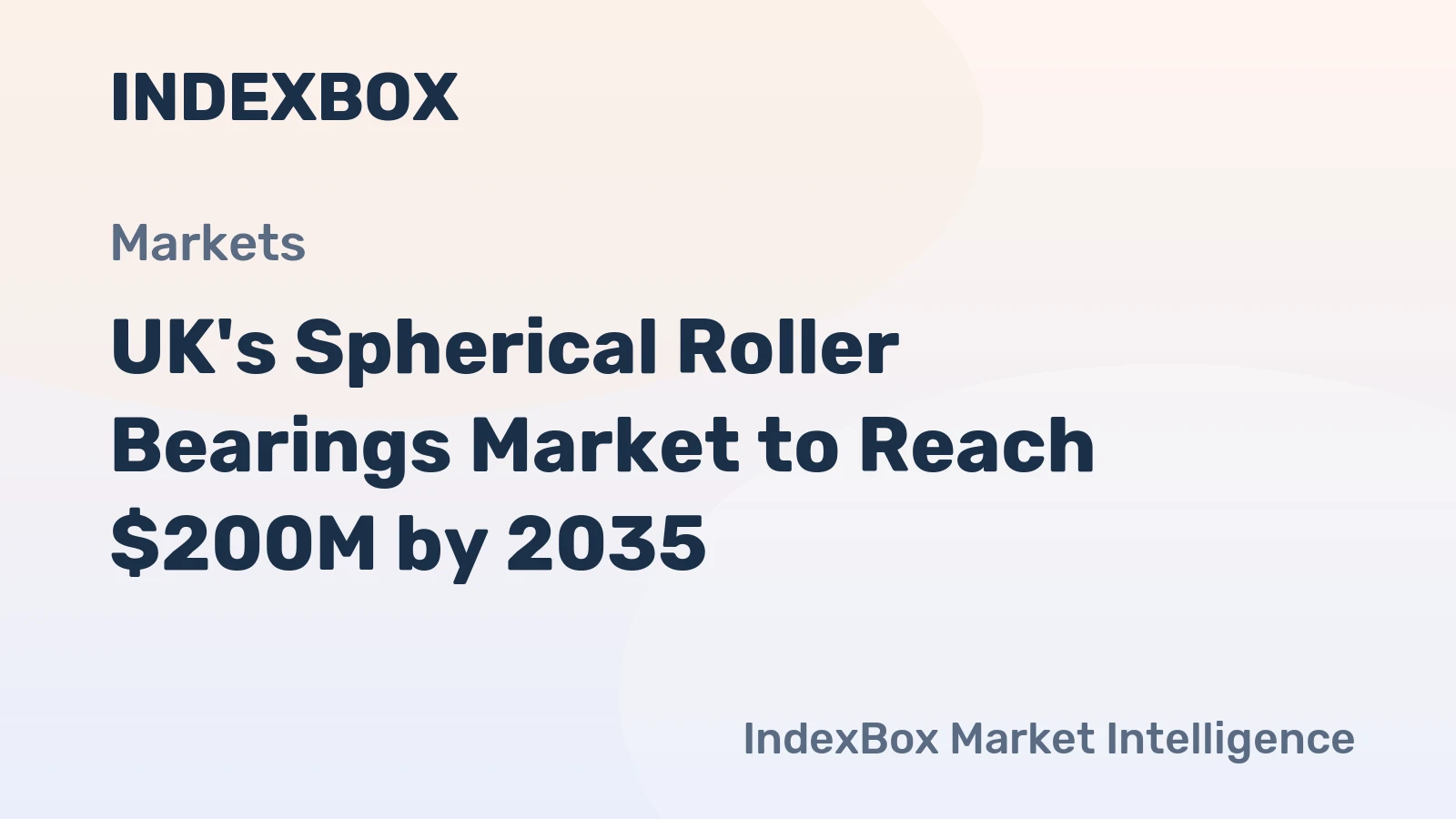 UK's Spherical Roller Bearings Market to Reach $200M by 2035
