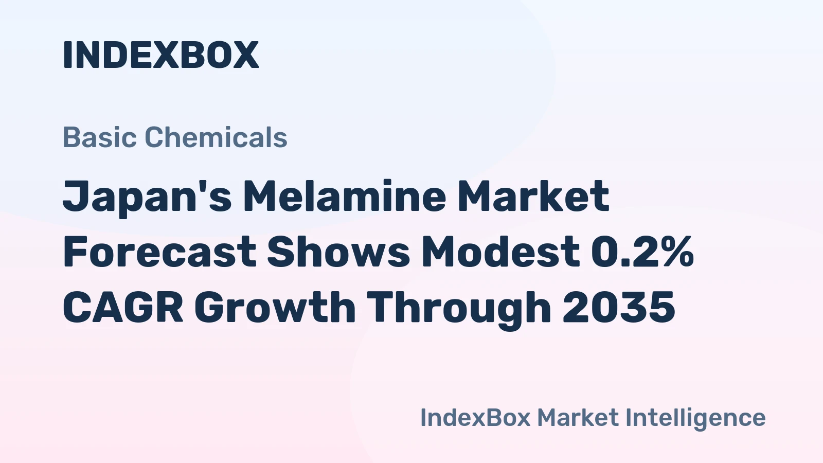 Japan's Melamine Market Forecast Shows Modest 0.2% CAGR Growth Through 2035