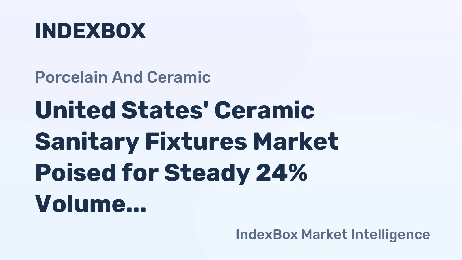 United States' Ceramic Sanitary Fixtures Market Poised for Steady 24% Volume CAGR Through 2035