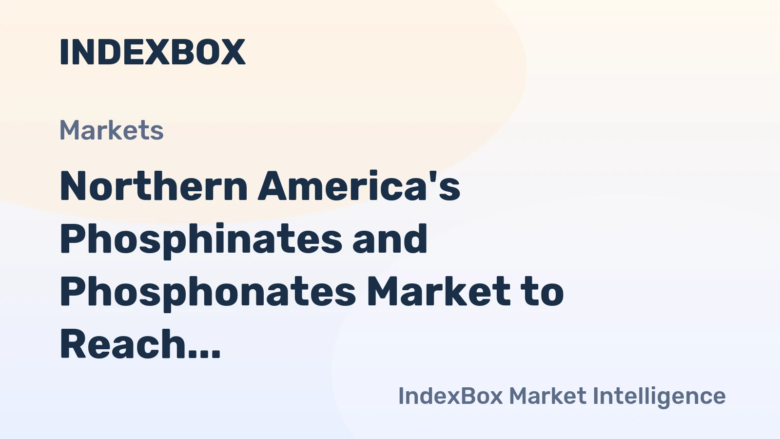 Northern America's Phosphinates and Phosphonates Market to Reach 16K Tons and $47M