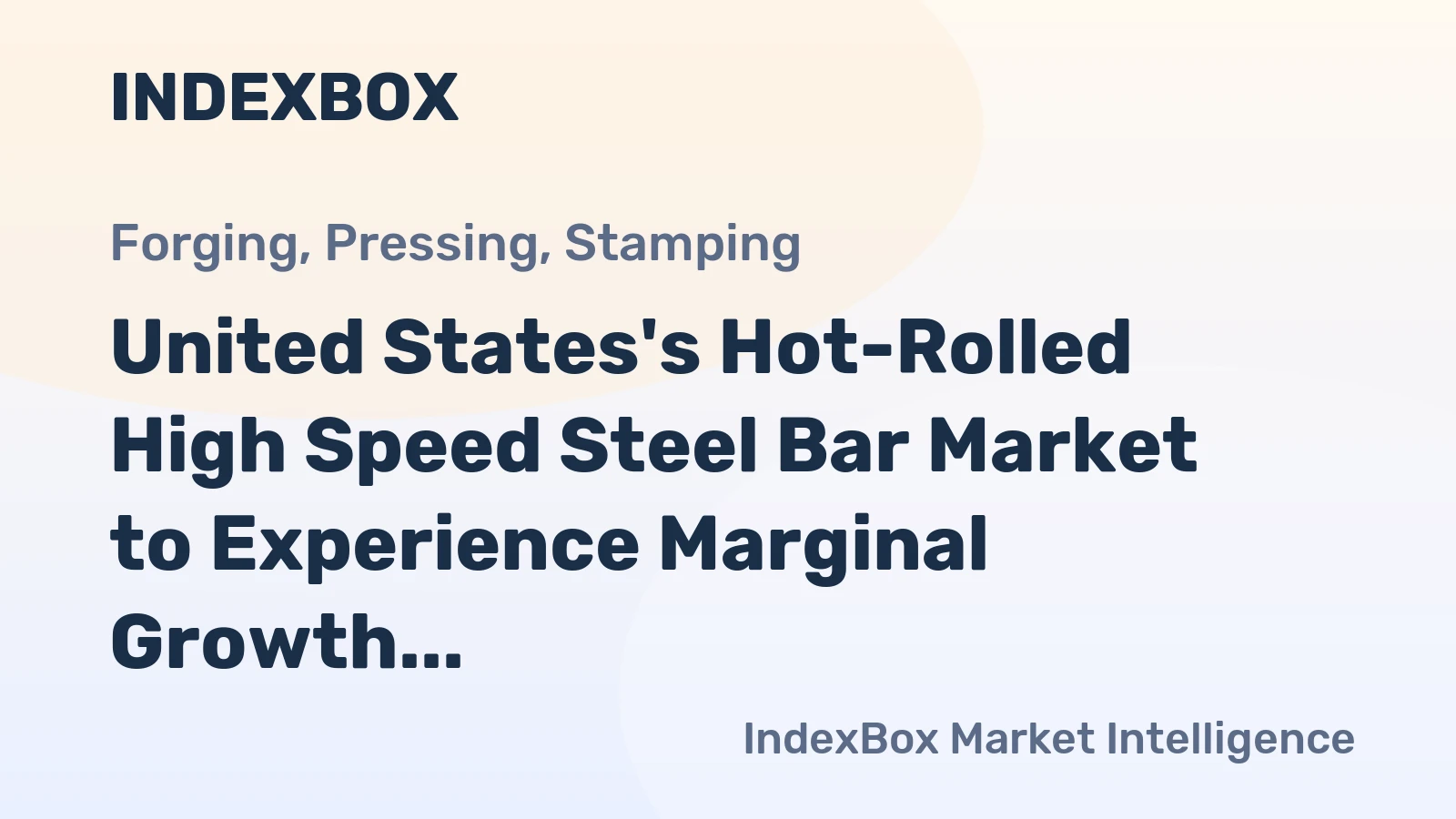United States's Hot-Rolled High Speed Steel Bar Market to Experience Marginal Growth with +0.4% CAGR over Next Decade