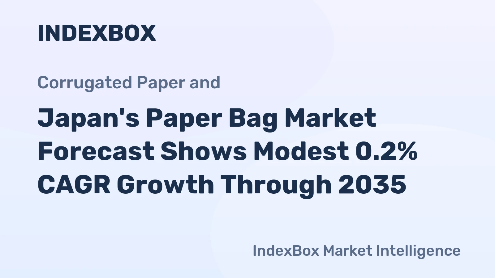 Japan's Paper Bag Market Forecast Shows Modest 0.2% CAGR Growth Through 2035