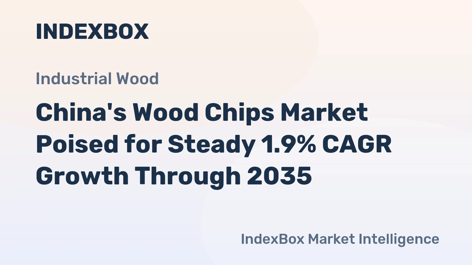China's Wood Chips Market Poised for Steady 1.9% CAGR Growth Through 2035