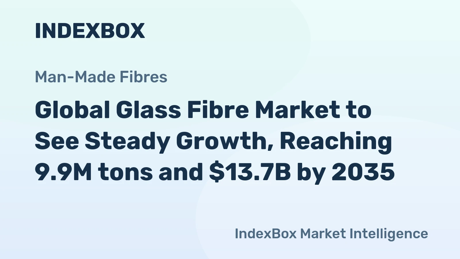 Global Glass Fibre Market to See Steady Growth, Reaching 9.9M tons and $13.7B by 2035