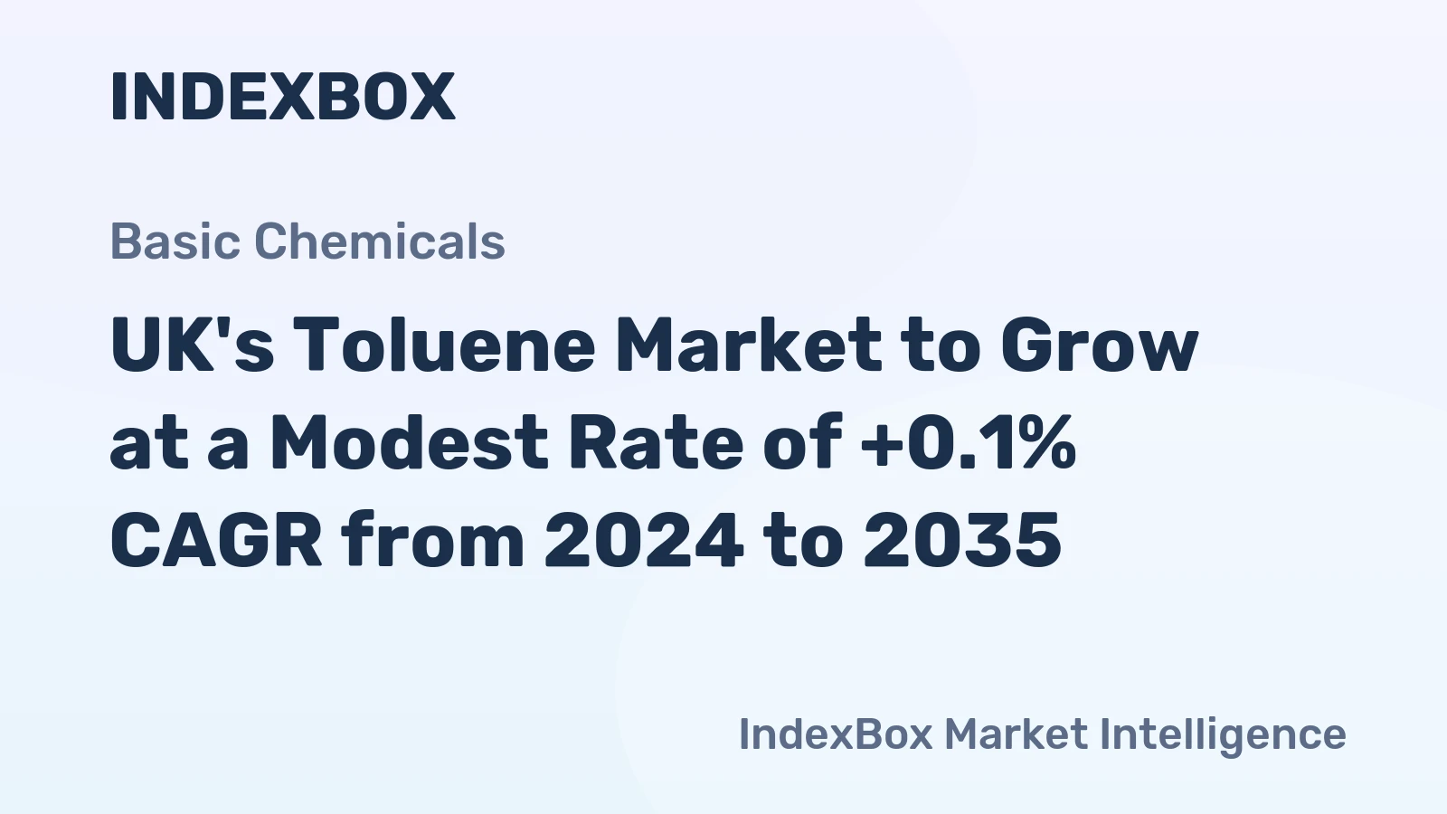 UK's Toluene Market to Grow at a Modest Rate of +0.1% CAGR from 2024 to 2035