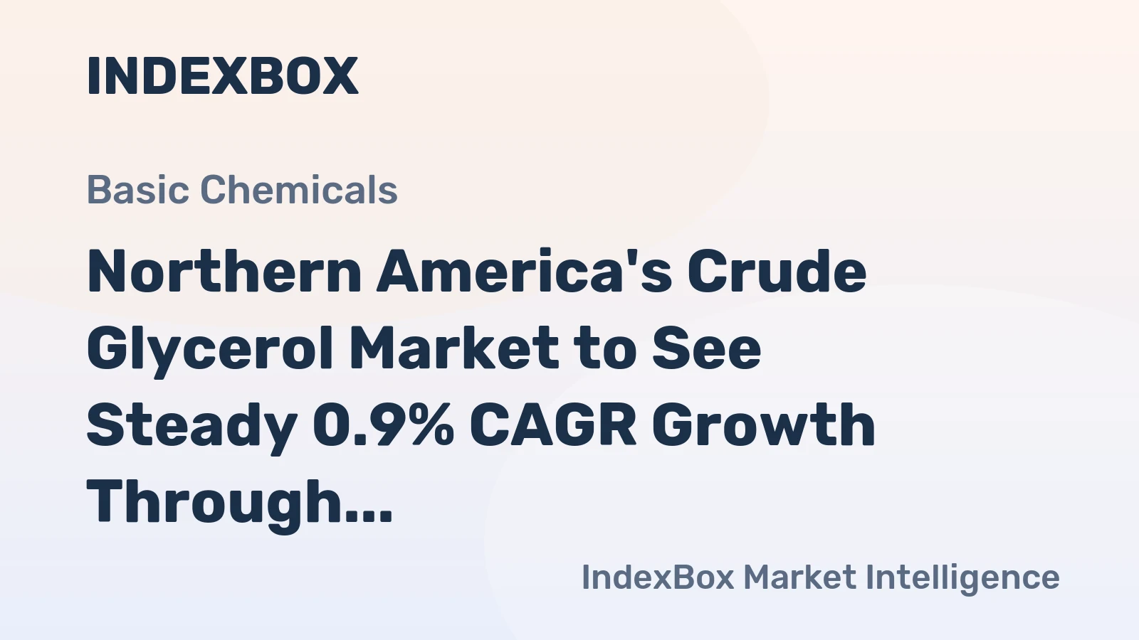 Northern America's Crude Glycerol Market to See Steady 0.9% CAGR Growth Through 2035