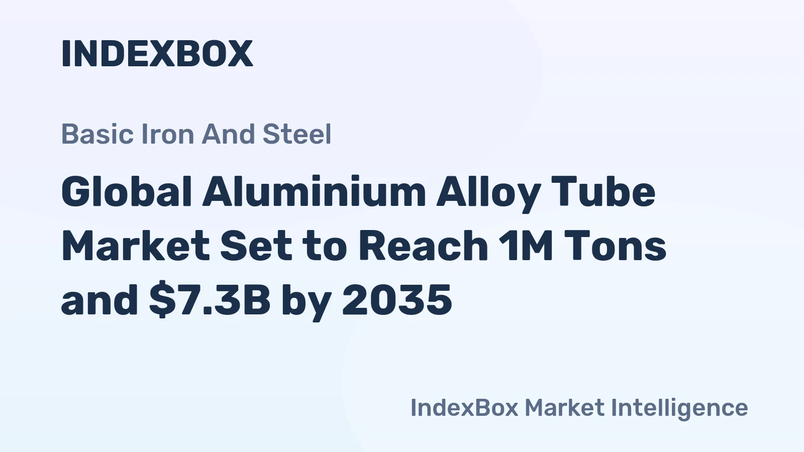 Global Aluminium Alloy Tube Market Set to Reach 1M Tons and $7.3B by 2035