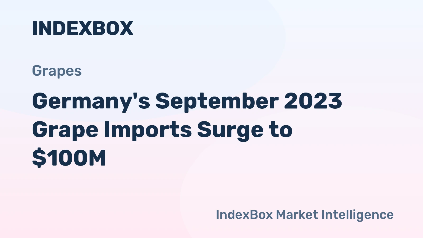 Germany's September 2023 Grape Imports Surge to $100M