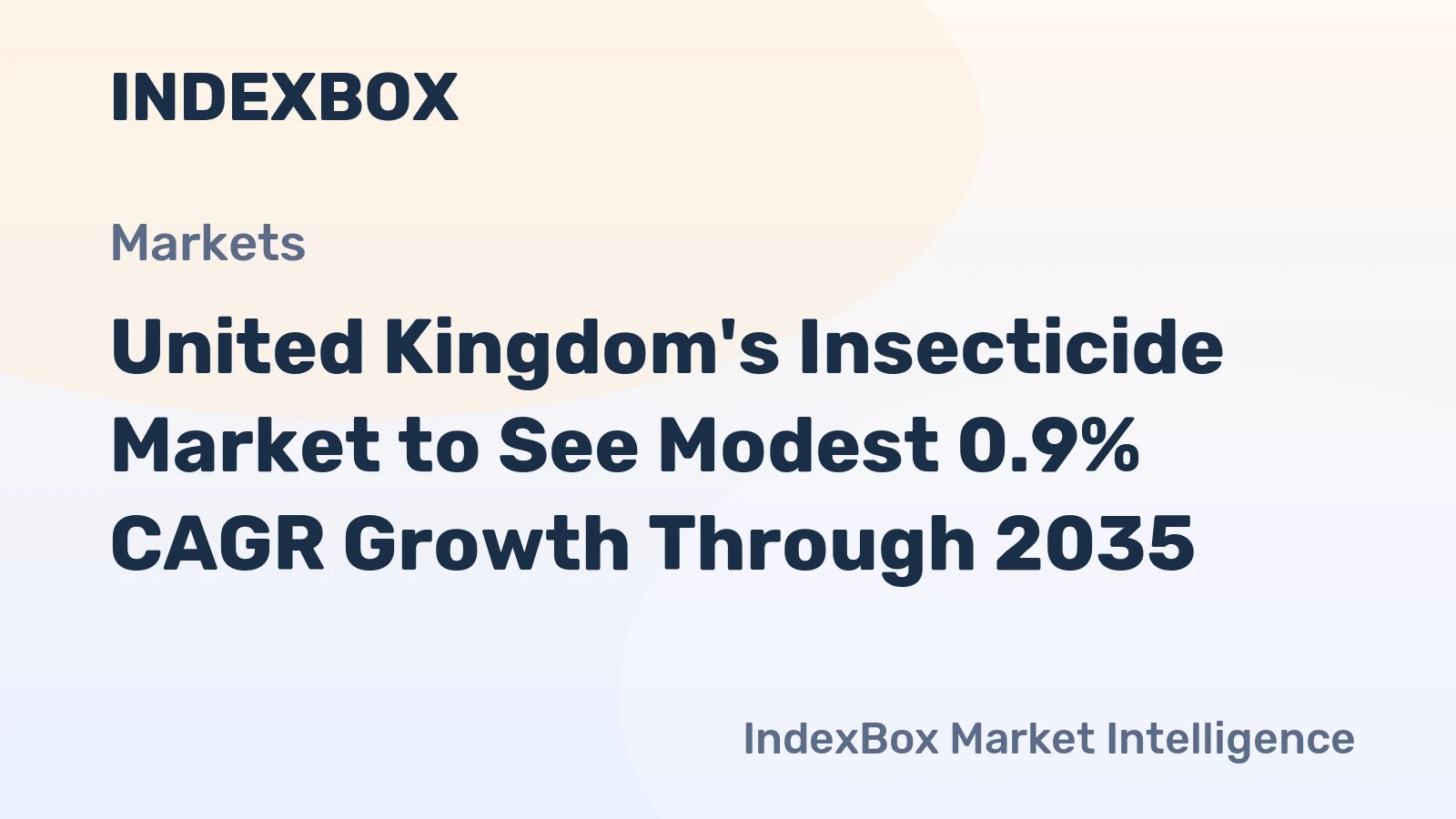 United Kingdom's Insecticide Market to See Modest 0.9% CAGR Growth Through 2035