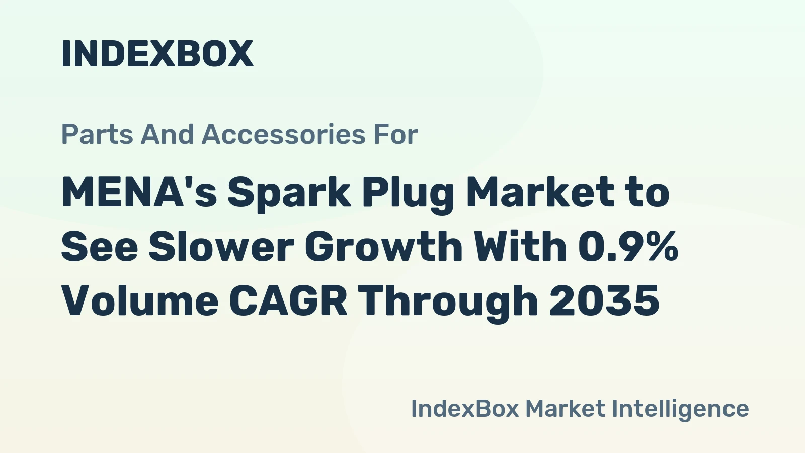 MENA's Spark Plug Market to See Slower Growth With 0.9% Volume CAGR Through 2035
