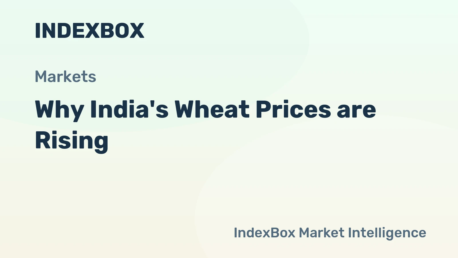 Why India's Wheat Prices are Rising